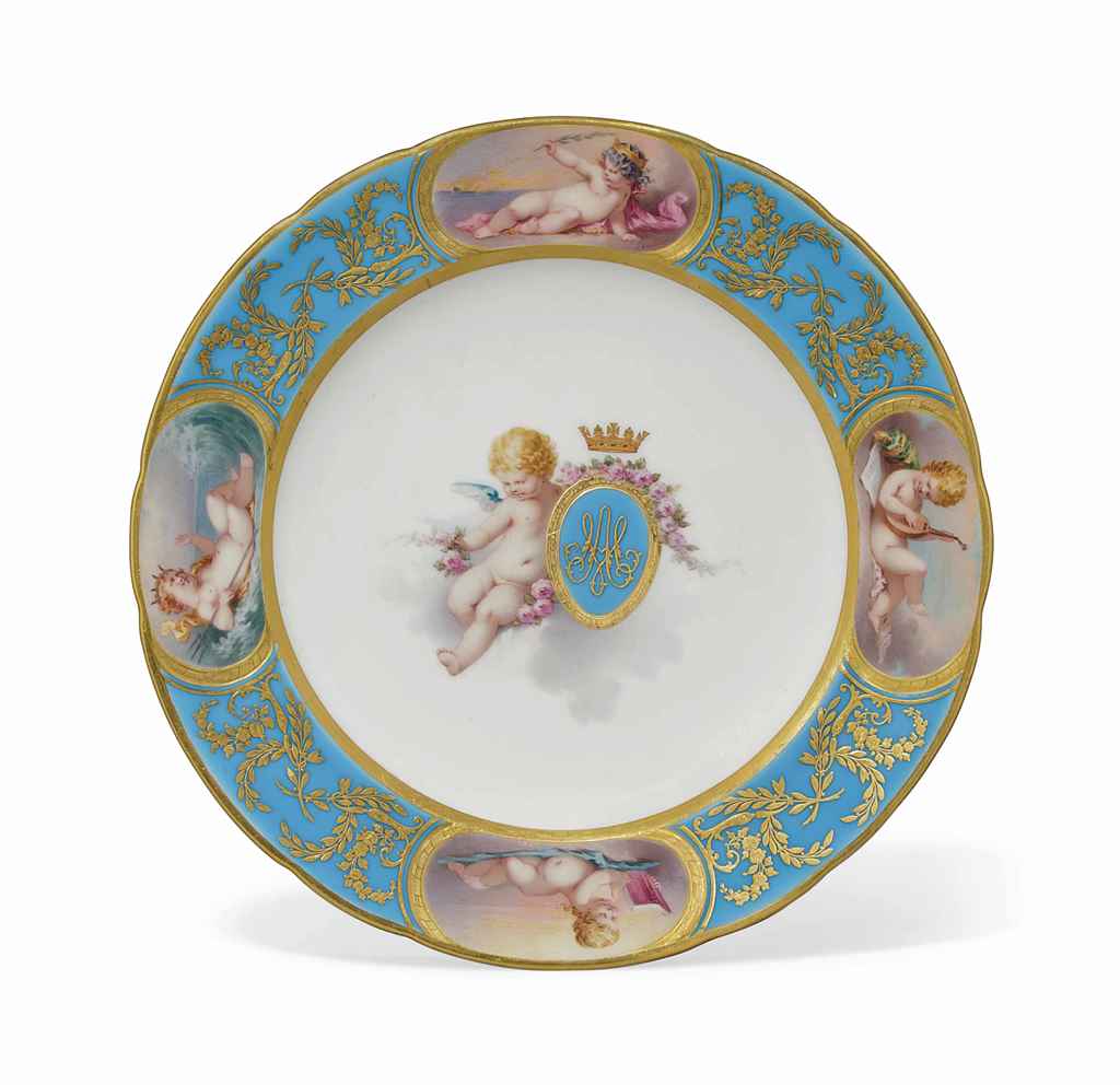 A MINTON PORCELAIN RUSSIAN ROYAL COMMEMORATIVE TURQUOISE-GRO ... A MINTON PORCELAIN RUSSIAN ROYAL COMMEMORATIVE TURQUOISE-GRO ...