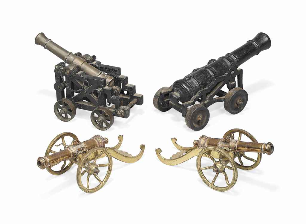 FOUR MODEL CANNONS - auctions & price archive