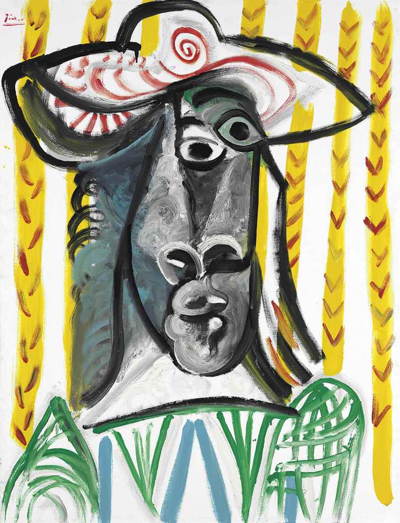 Pablo Picasso (1881-1973) , Tête | Christie's Pablo Picasso (1881-1973) , Tête | Christie's