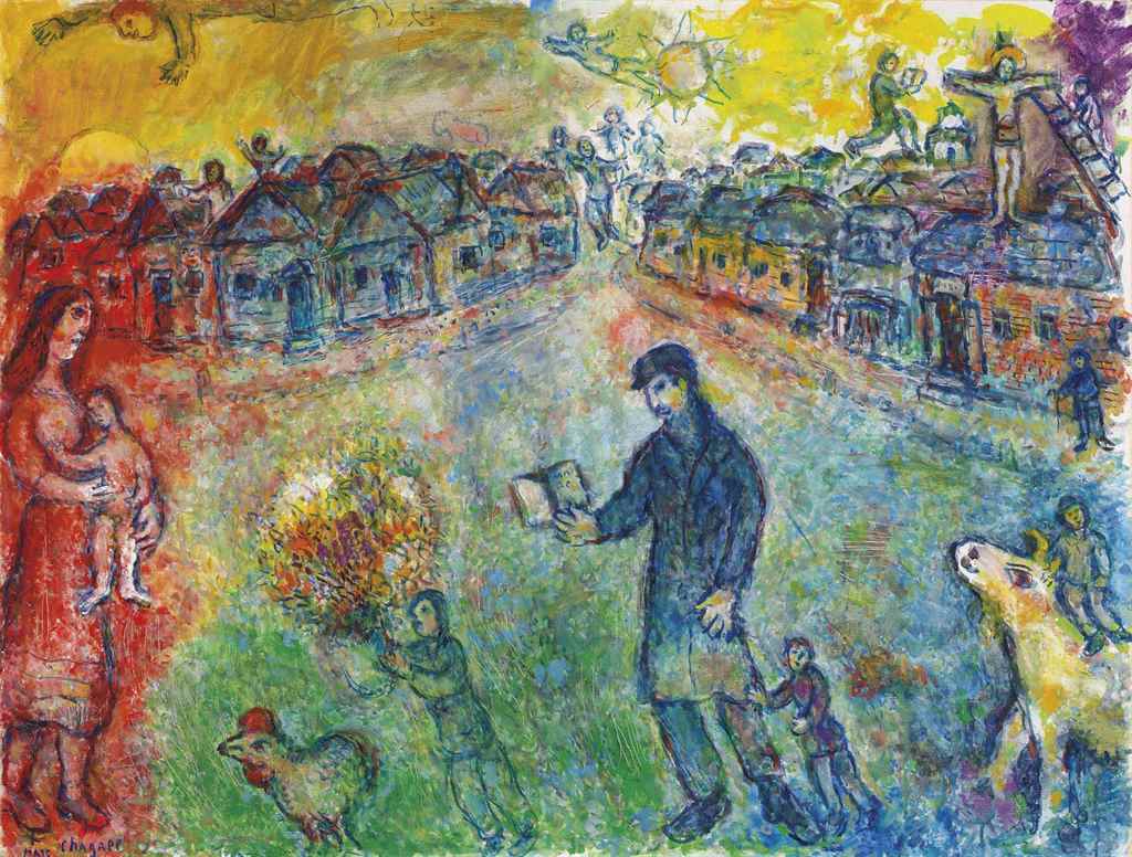 Marc Chagall 1887 1985 Le Voyageur Christies