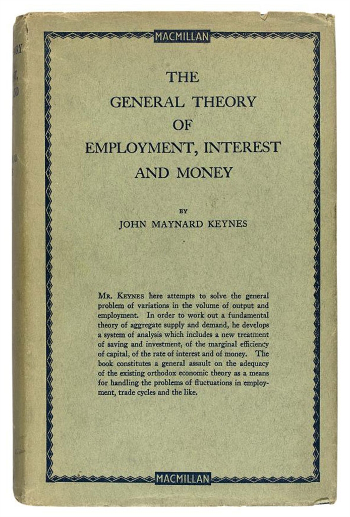 KEYNES, John Maynard (1883-1946). The General Theory of Employment ...