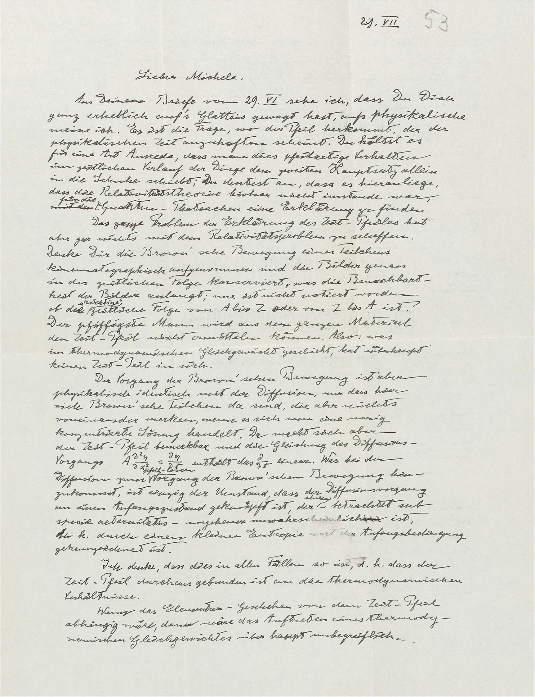 Time’s arrow: Albert Einstein’s letters to Michele Besso | Christie's