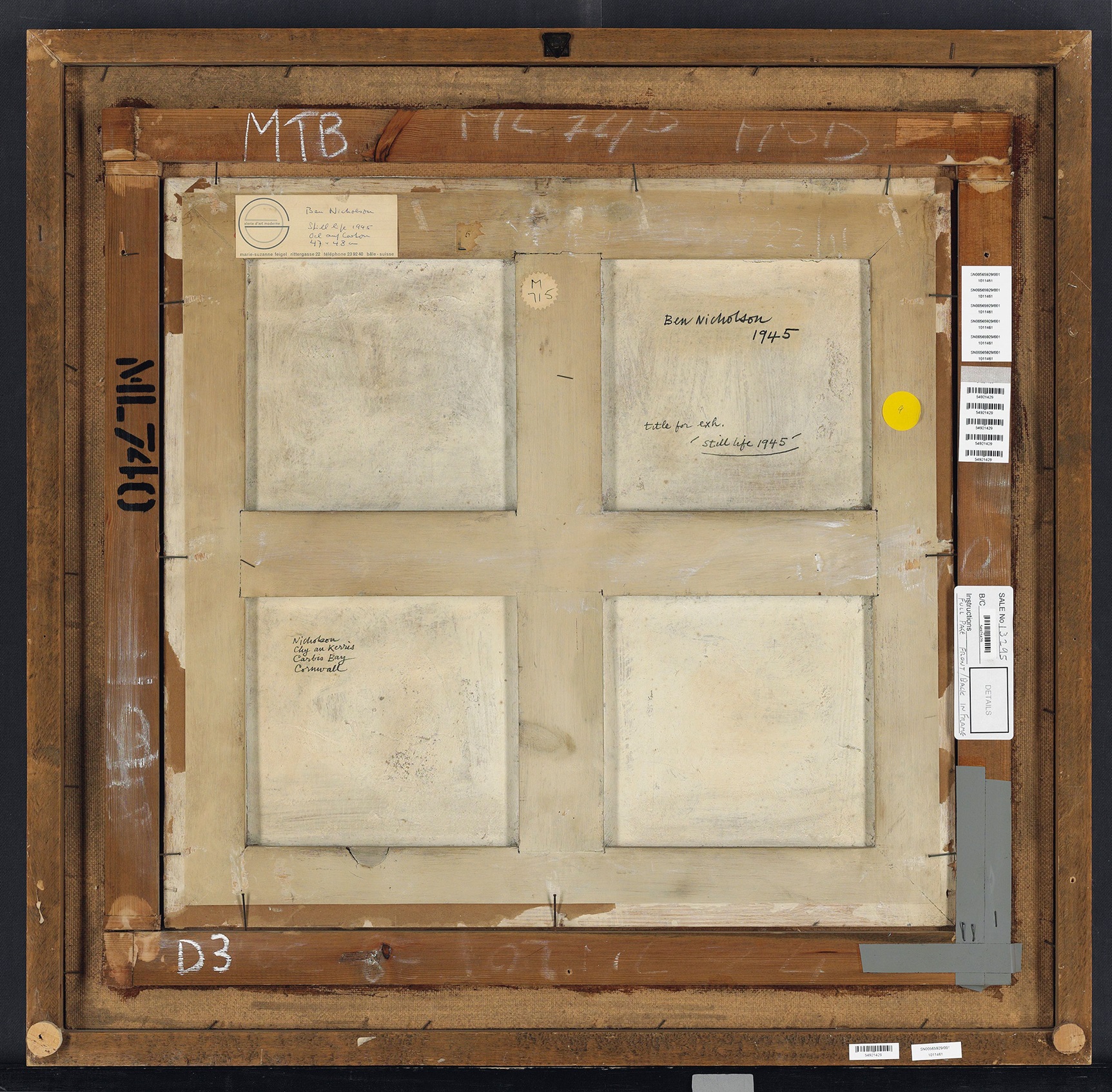Christies - What to look for on the back of a painting: an expert guide