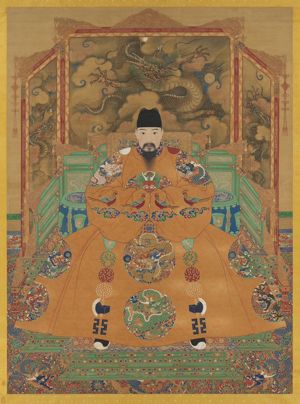One of only 16 complete Ming dragon carpets known to exist | Christie's