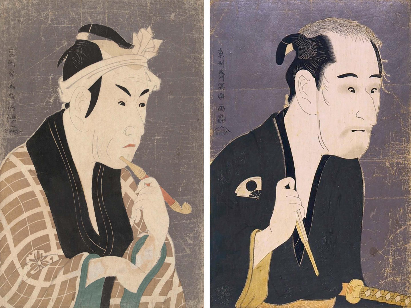 Christies - An iconic kabuki portrait by Toshusai Sharaku