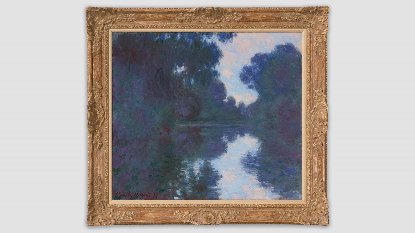 Monet's three landscapes depicting the Seine, the River Creuse and a ...