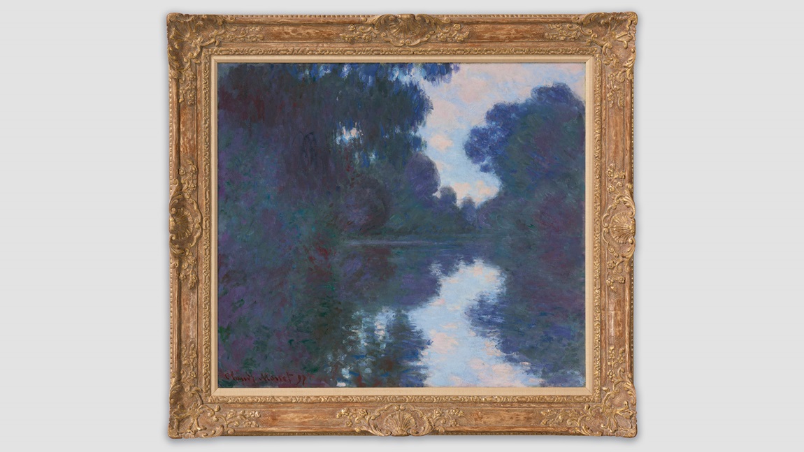 Monet's three landscapes depicting the Seine, the River Creuse and a ...