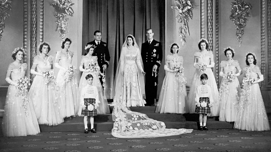 ‘A rare example of royal fashion history’: one of eight bridesmaids ...