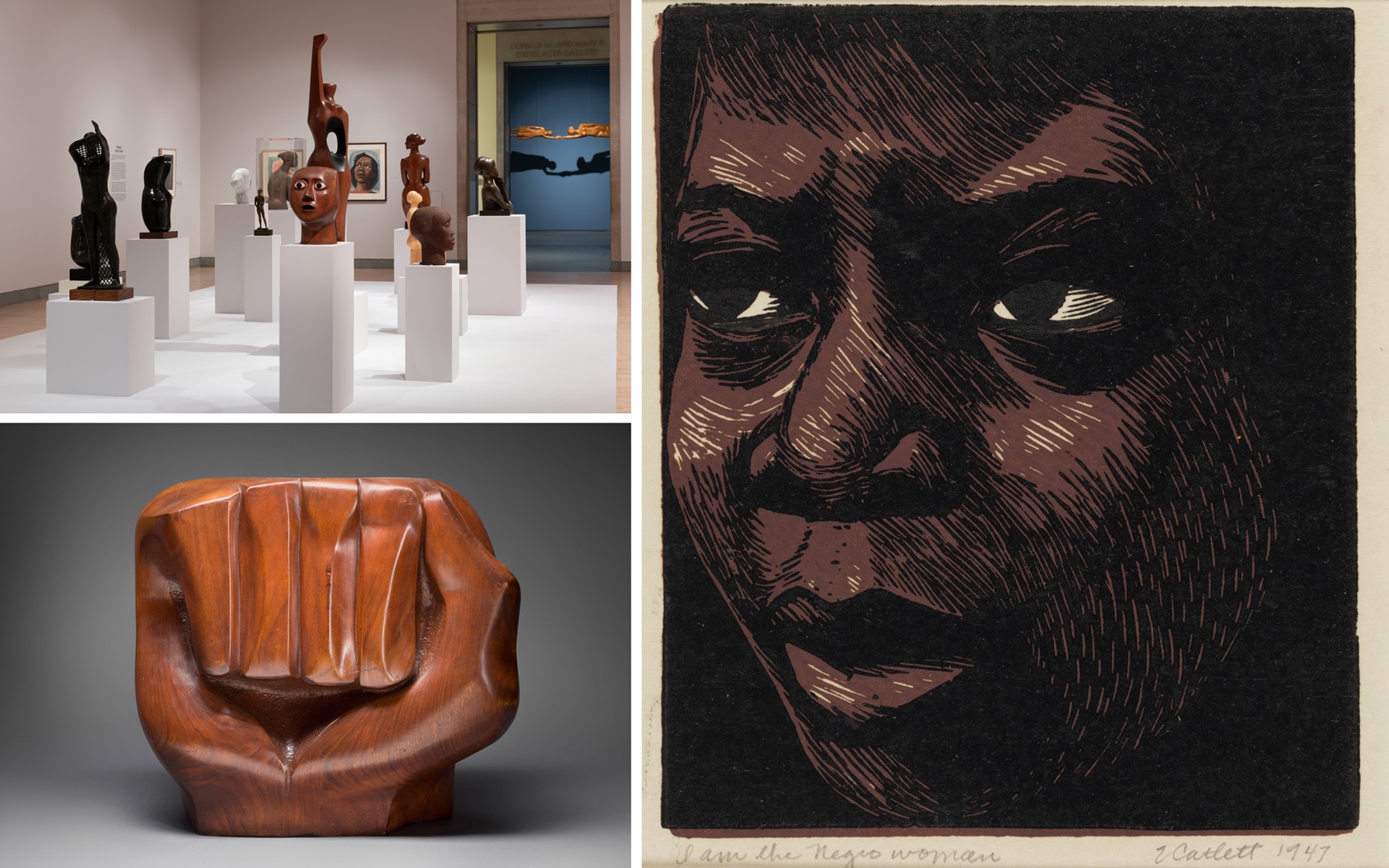 Elizabeth Catlett at the Brooklyn Museum