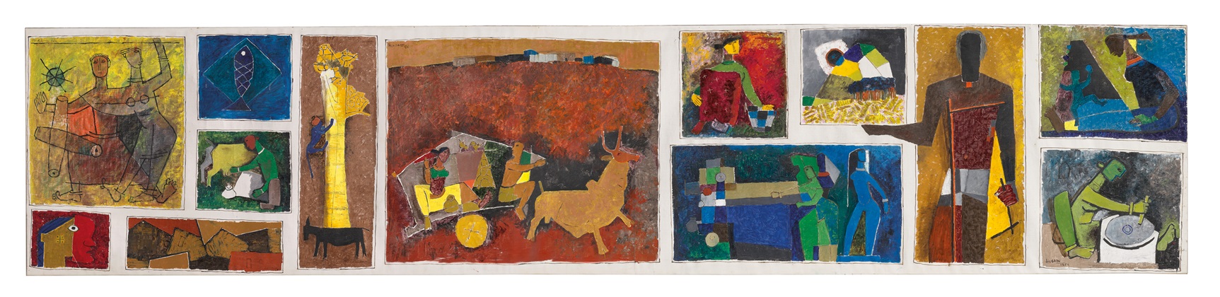 M.F. Husain’s rediscovered masterpiece | Christie’s