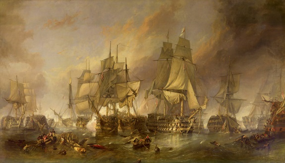 A Union Jack from the Battle of Trafalgar in 1805 | Christie's