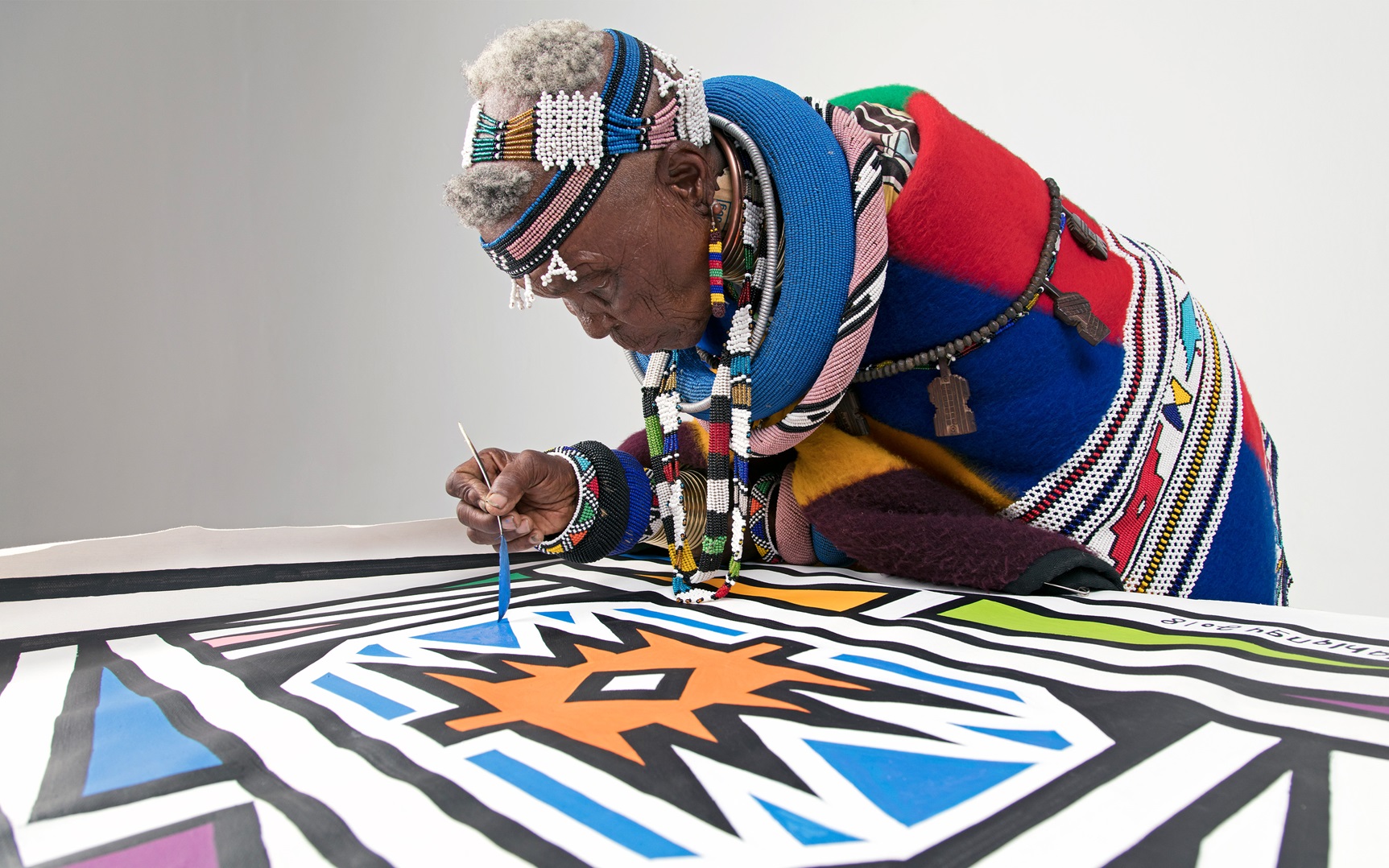 South African artist Esther Mahlangu on painting | Christie's