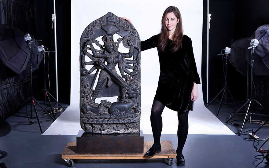 5 minutes with... A Pala-period sculpture of a warrior goddess | Christie's