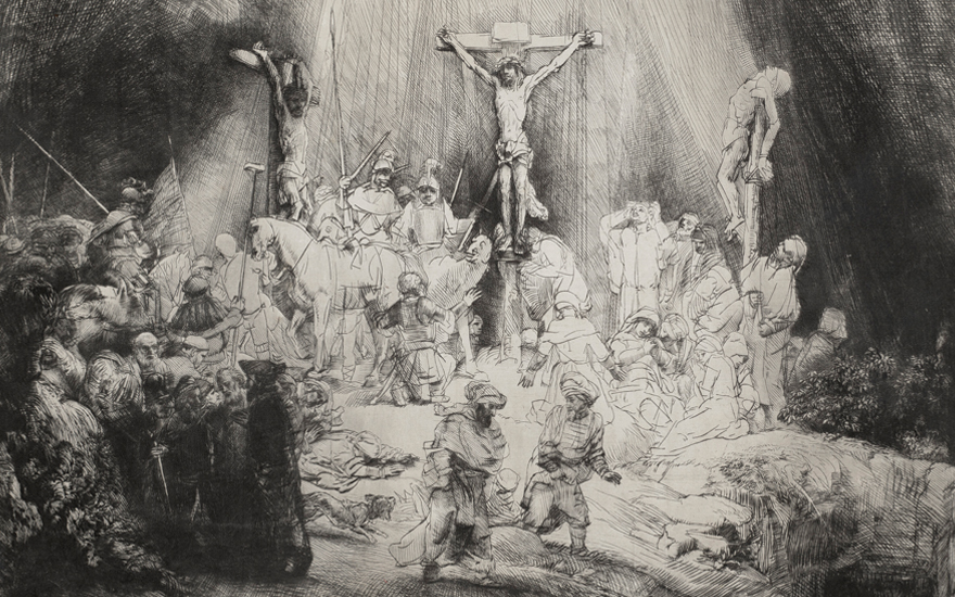 Rembrandt Three Crosses REMBRANDT HARMENSZ. VAN RIJN (1606 1669),