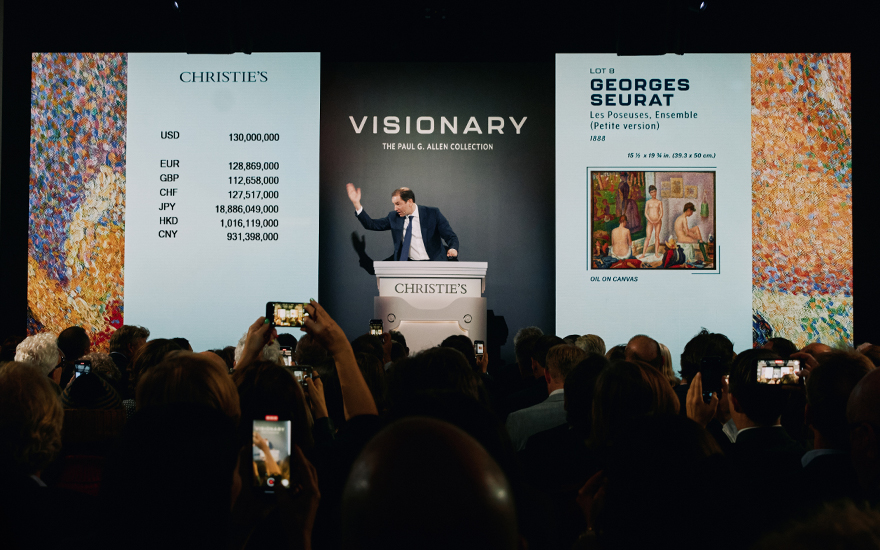 Achieving $1.5 billion in a single evening, Visionary: The Paul G ...