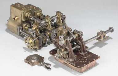 A full size transverse slip-eccentric reversing horizontal compound ...