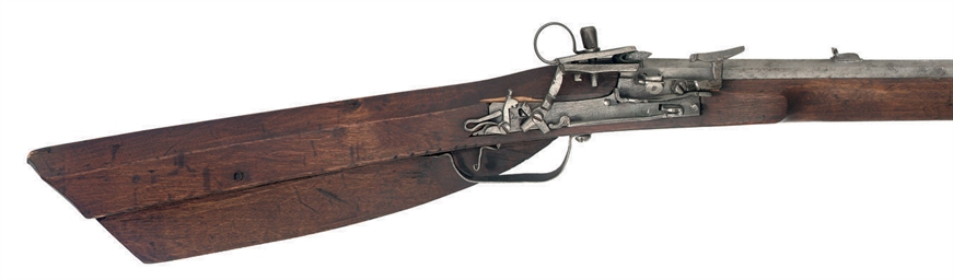 A RARE RUSSIAN SMALL-BORE SNAP-LOCK BIRDING RIFLE , LATE 17 T H CENTURY ...