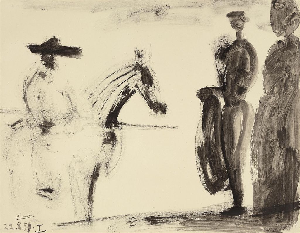 Pablo Picasso (1881-1973) , Picador, matador et femme | Christie's