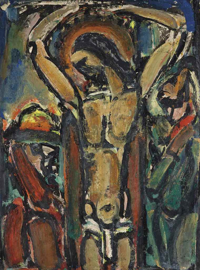 Georges Rouault (1871-1958) , Christ à la colonne | Christie's