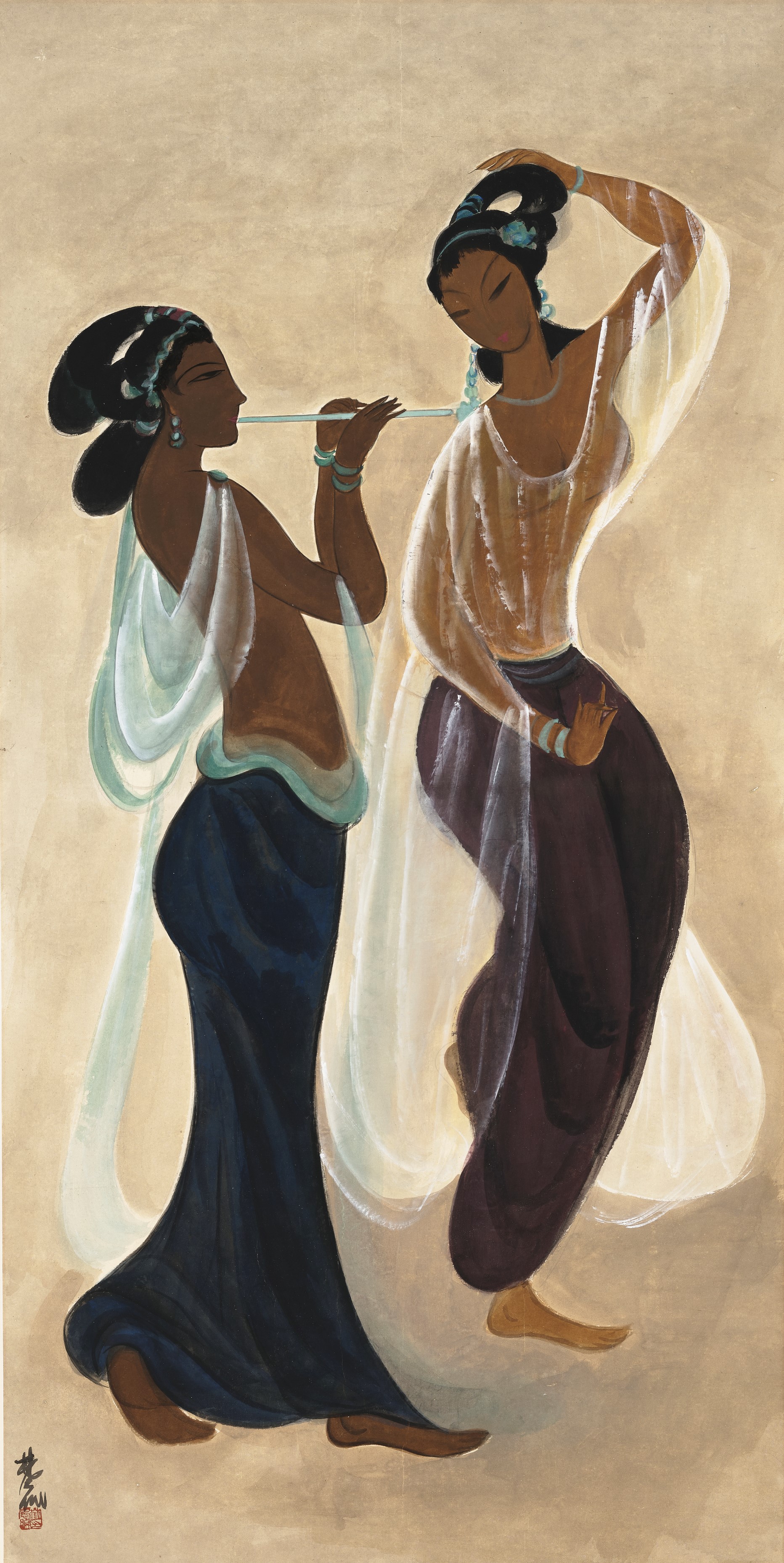 Lot 1152“Bountiful Colours: Important Lin Fengmian Paintings From The ...