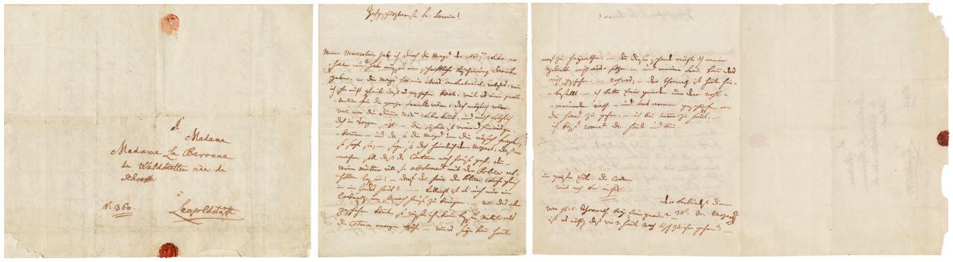 WOLFGANG AMADEUS MOZART (1756-1791), Autograph letter, signed, in ...