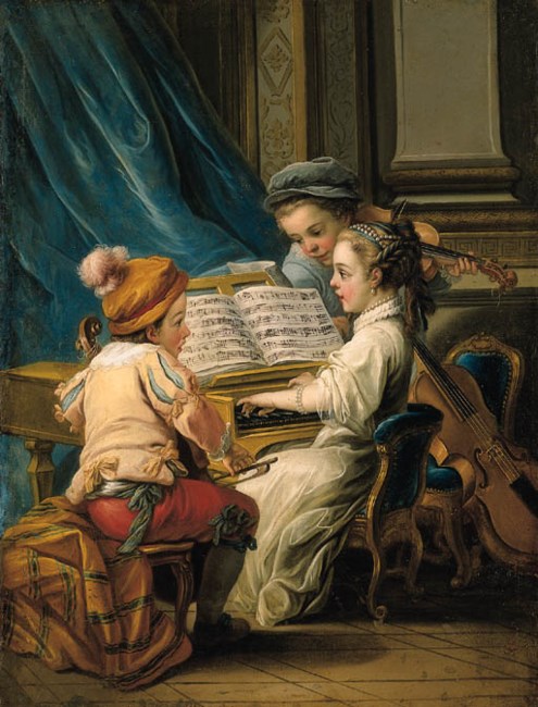 Charles-André van Loo, called Carle van Loo* (1705-1765) , The Four ...