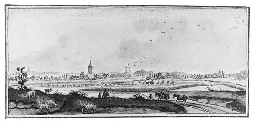 Jan de Beijer (1703-c.1785) , A View of the Village Zeddam in ...