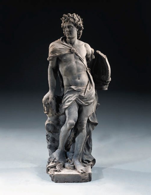 A carved stone figure of Orpheus , FLEMISH, LATE 17TH OR EARLY 18TH ...