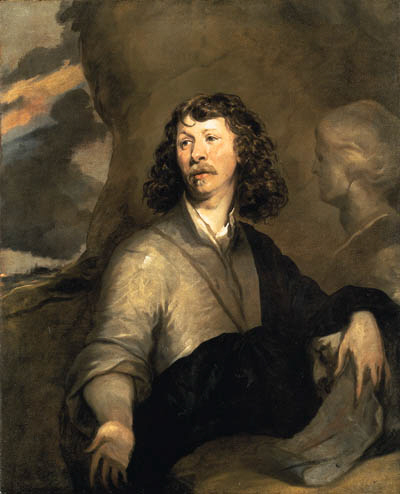 Attributed to William Dobson (1610-1646) , Portrait of a Gentleman ...