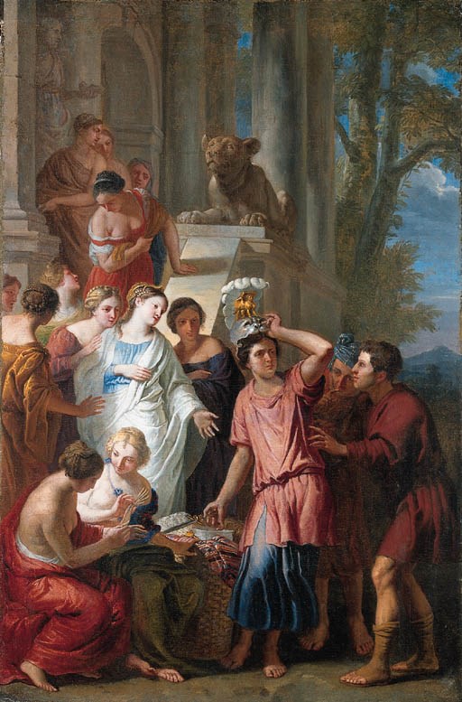 Erasmus Quellinus II* (1607-1678) , Achilles among the Daughters of ...