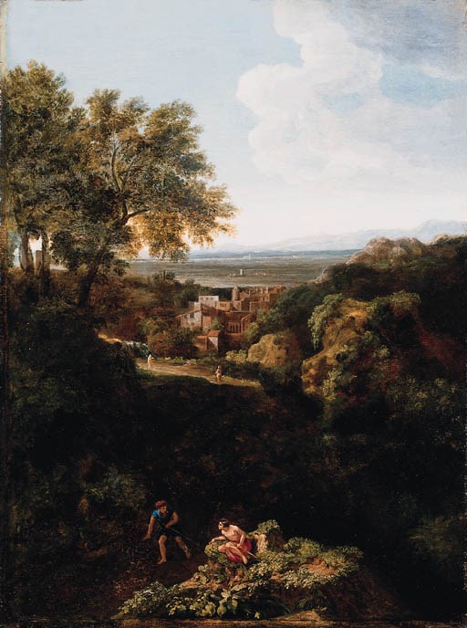 Gaspar Dughet, called Gaspard Poussin* (1615-1675) , A mountainous ...