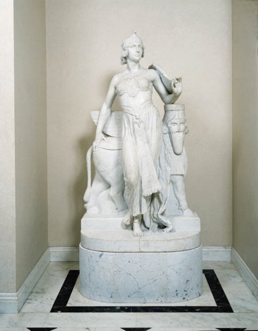 Henri Emile Allouard (French, 1849-1929) , AN ASSYRIAN PRINCESS ...