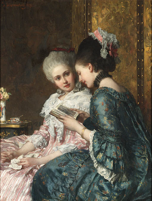 Emil Brack (German, 1860-1905) , Planning the Grand Tour | Christie's