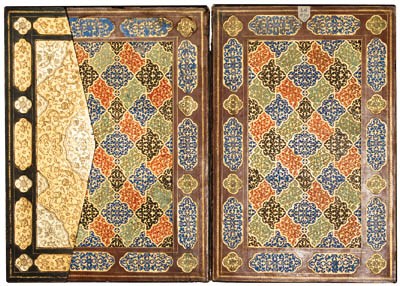 A fine gilded binding and flap , SAFAVID PERSIA, 16TH CENTURY | Christie's