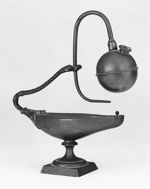 A 19th-Century brass pharmaceutical inhaler apparatus,