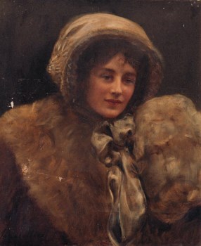 The Hon. John Collier (1850-1934) , Portrait of Mrs H. C. Marillier ...
