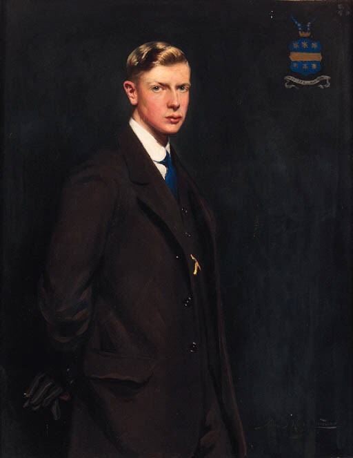 John St. Helier Lander (1869-1944) , Portrait of Romer Gipps, three ...