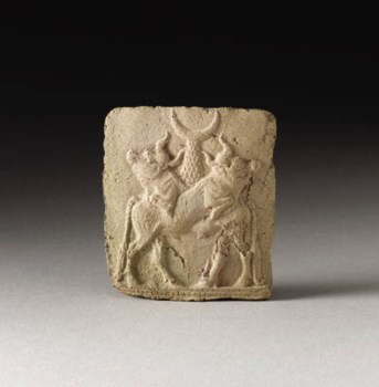 A MESOPOTAMIAN TERRACOTTA PLAQUE , ISIN-LARSA/OLD BABYLONIAN PERIOD ...