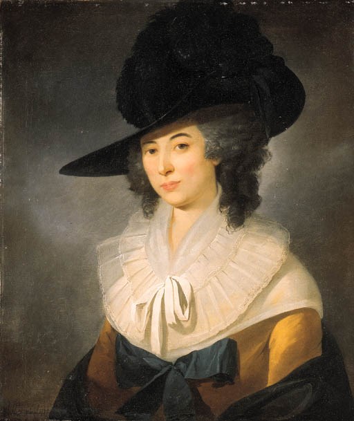 John Webber R.A. (1751-1793) , Portrait of Mrs. William Bligh, half ...