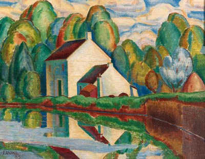 John Luke, R.U.A. (1906-1975) , On the Lagan | Christie's