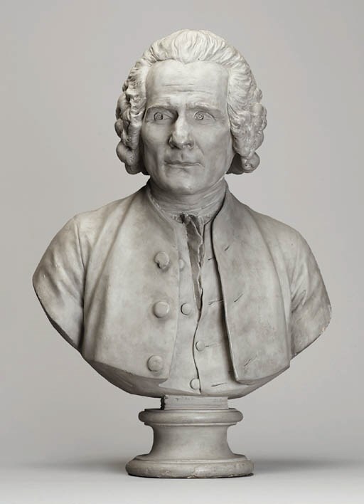 A PLASTER BUST OF ROUSSEAU , WORKSHOP OF JEAN-ANTOINE HOUDON (1741-1828 ...