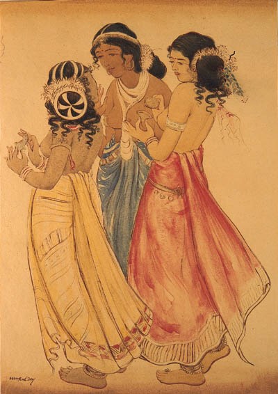 Mukul Dey (1895-1989) , Dancing Girls | Christie's