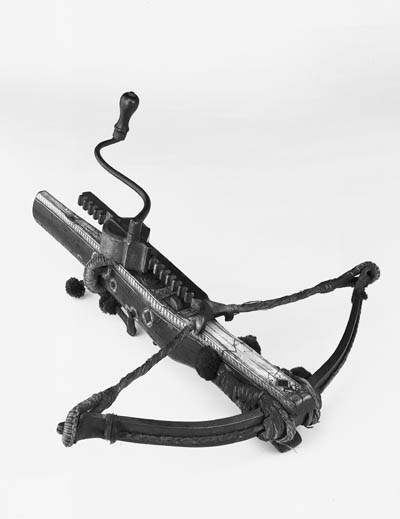 A German Sporting Crossbow And Cranequin , CIRCA 1600 | Christie's