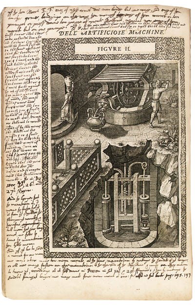 RAMELLI, Agostino (c.1531-after 20 August 1608). Le diverse et ...