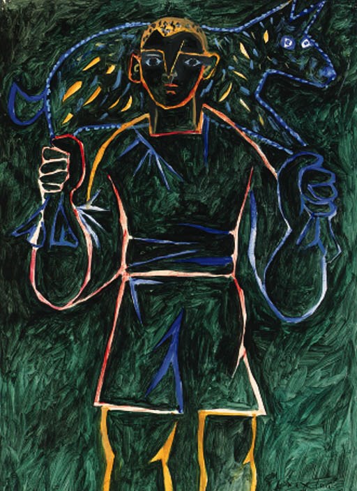 John Craxton, R.A. (b.1922) , Shepherd | Christie's