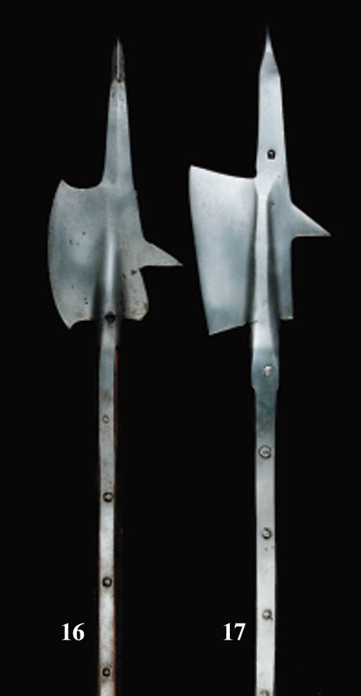 A German Or Swiss Halberd , LATE 15TH CENTURY | Christie's