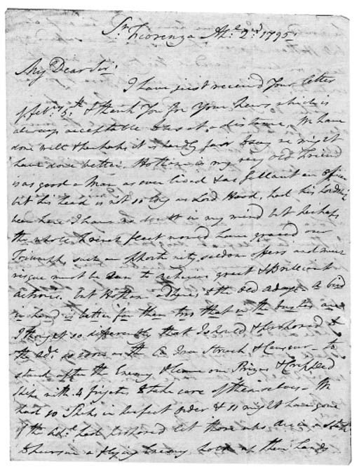 NELSON, Horatio, Admiral (1758-1805). Fine autograph letter signed to ...