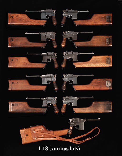 A MAUSER 7.63MM 'MODEL 1930 TRANSITIONAL' SELF-LOADING 'BROOMHANDLE ...