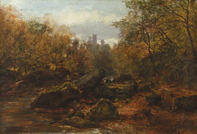Alexander Fraser, R.S.A., R.S.W. (1843-1908) , A pool on the Tweed ...