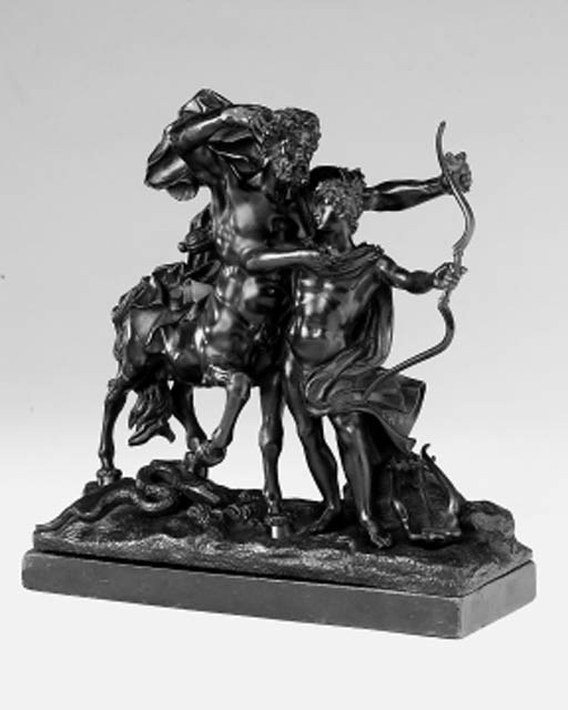 A continental bronze group of Apollo and chiron the centaur , MID 19TH ...